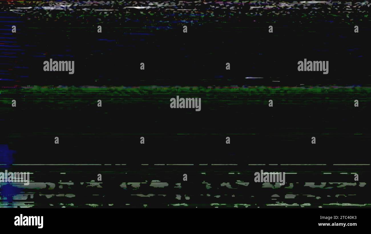 Glitch overlay static noise vhs distortion texture Stock Photo - Alamy