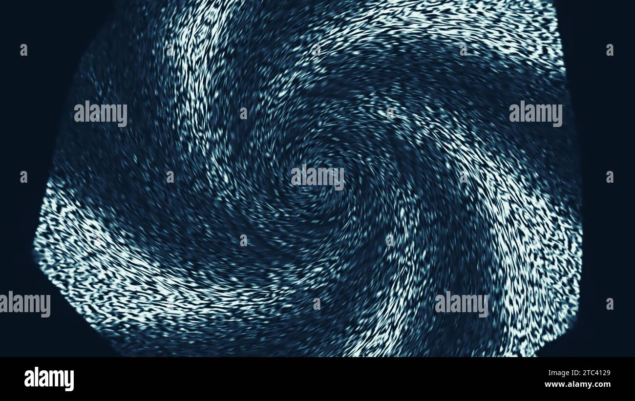 Static noise swirl grain vortex glitch spiral dark Stock Photo - Alamy
