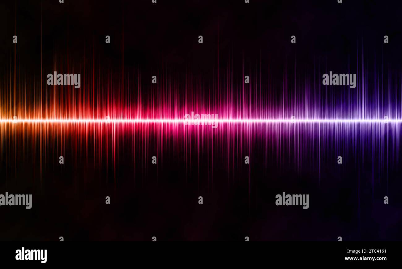 Colorful sound wave. Voice, audio energy concept, background Stock ...
