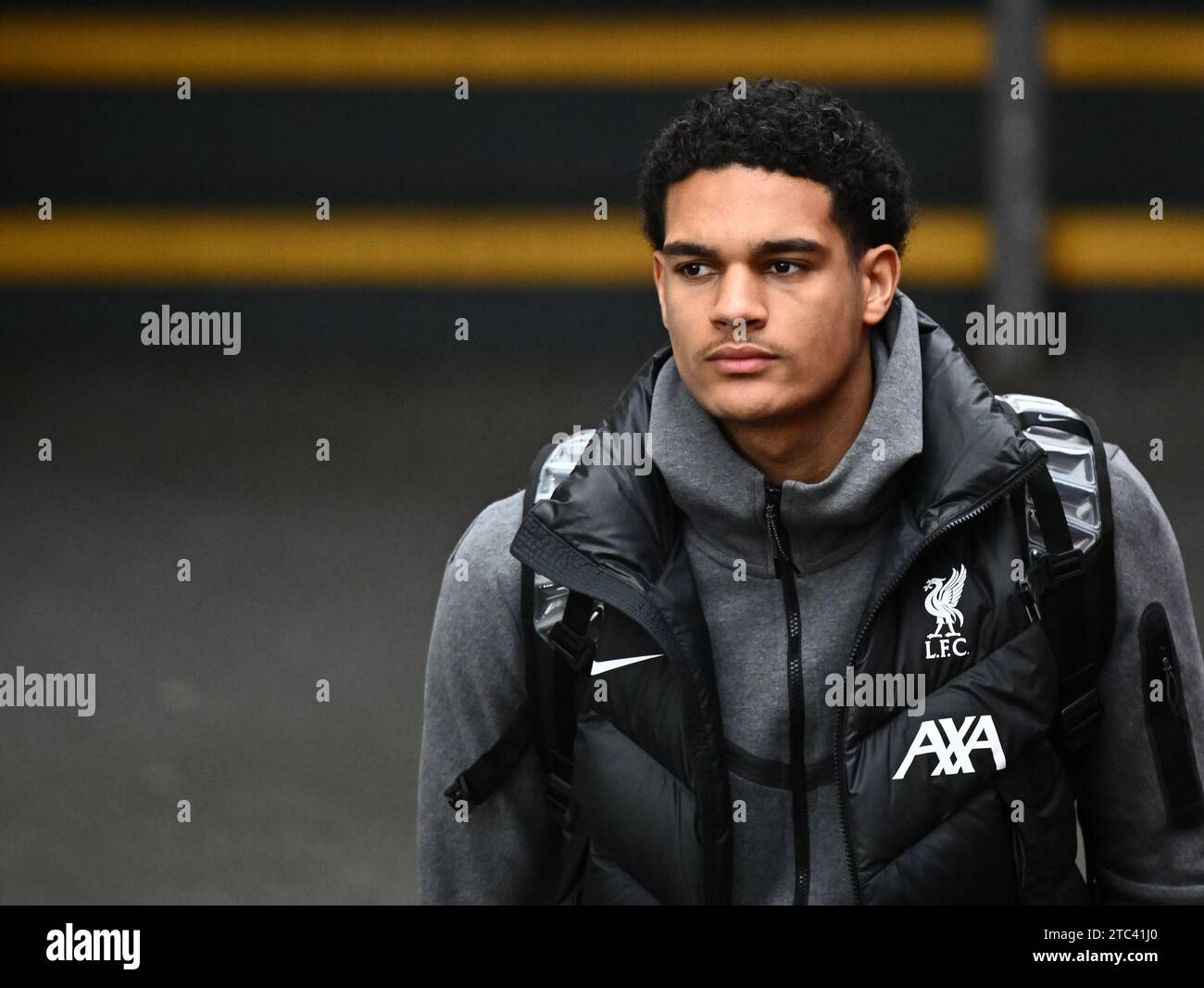 LONDON, ENGLAND - DECEMBER 9: Jarell Quansah of Liverpool FC during the ...