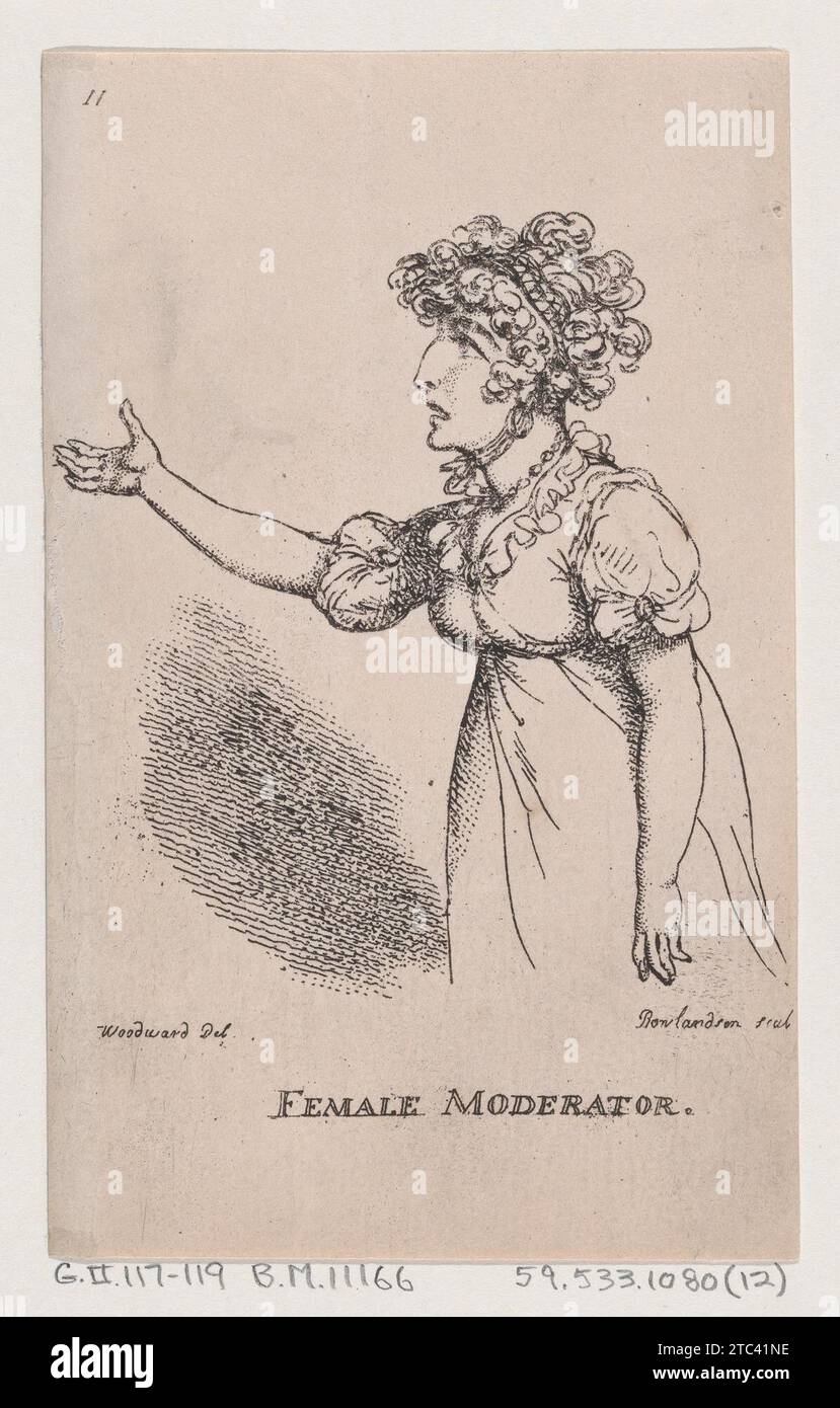 Female Moderator 1959 by Thomas Rowlandson Stock Photo - Alamy