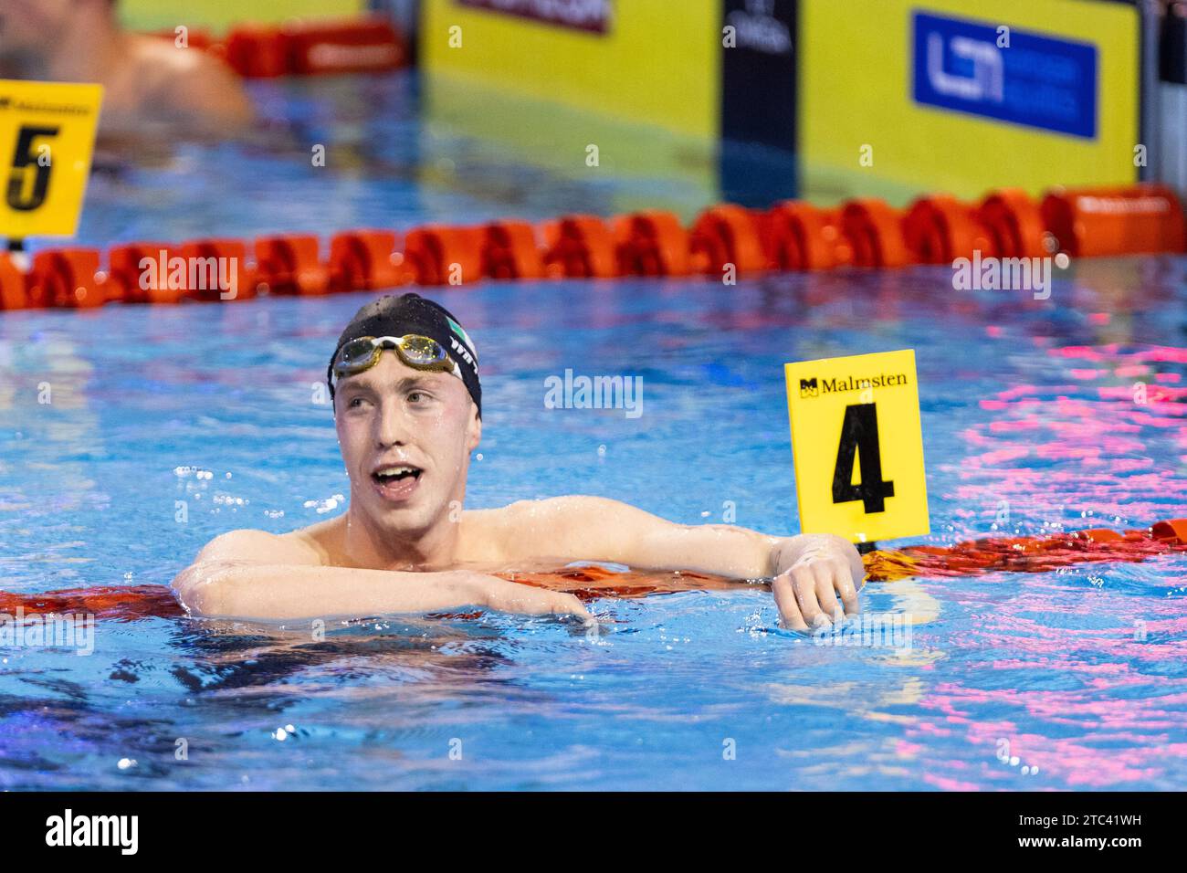 Wiffen Daniel of Ireland celebrating winning and setting the new World ...