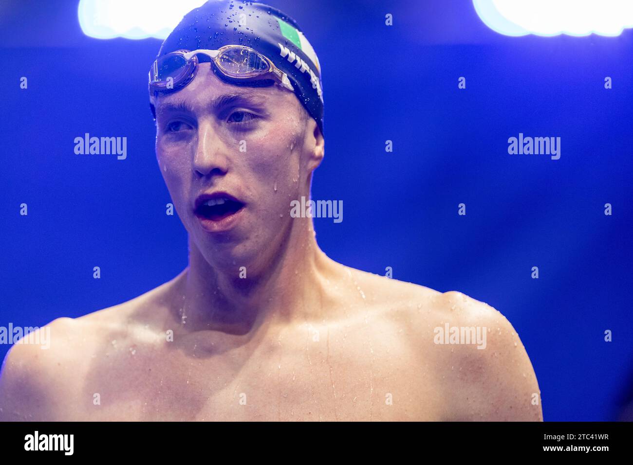 Wiffen Daniel of Ireland during Menâ€™s 800m Freestyle Final at the LEN ...