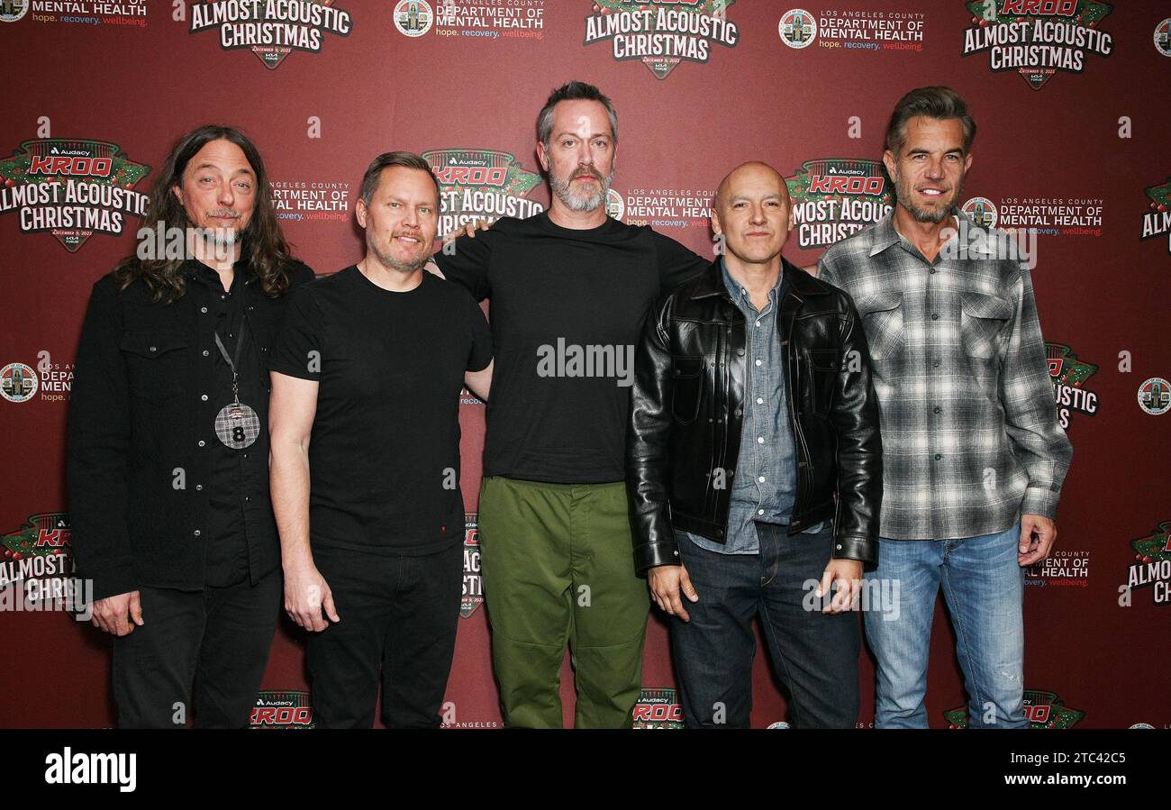 Inglewood, USA. 09th Dec, 2023. Tim Mahoney, Doug "SA" Martinez, Chad Sexton, Nick Hexum and ...