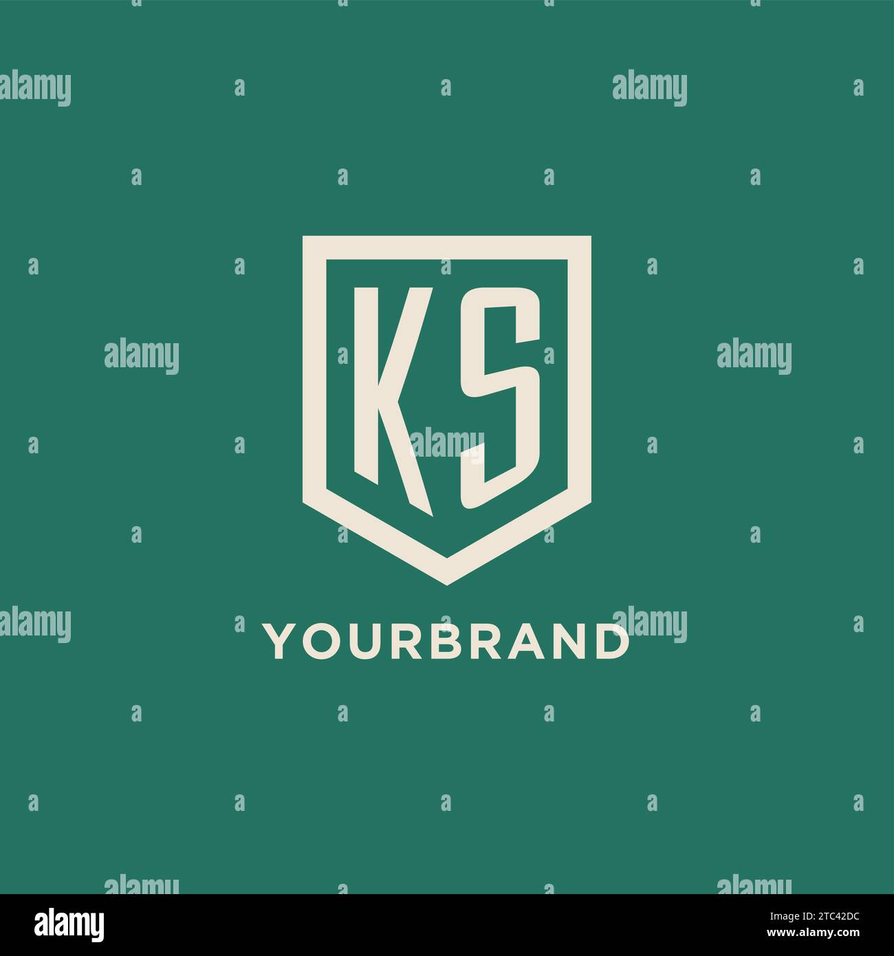 Ks clean logo Stock Vector Images - Alamy