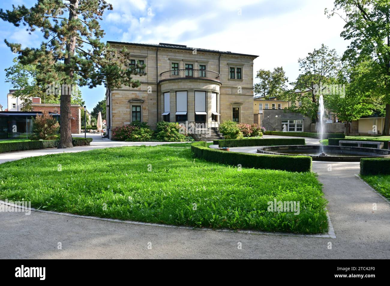 Richard Wagner's home, the Wahnfried House, in Bayreuth, Bavaria Stock ...