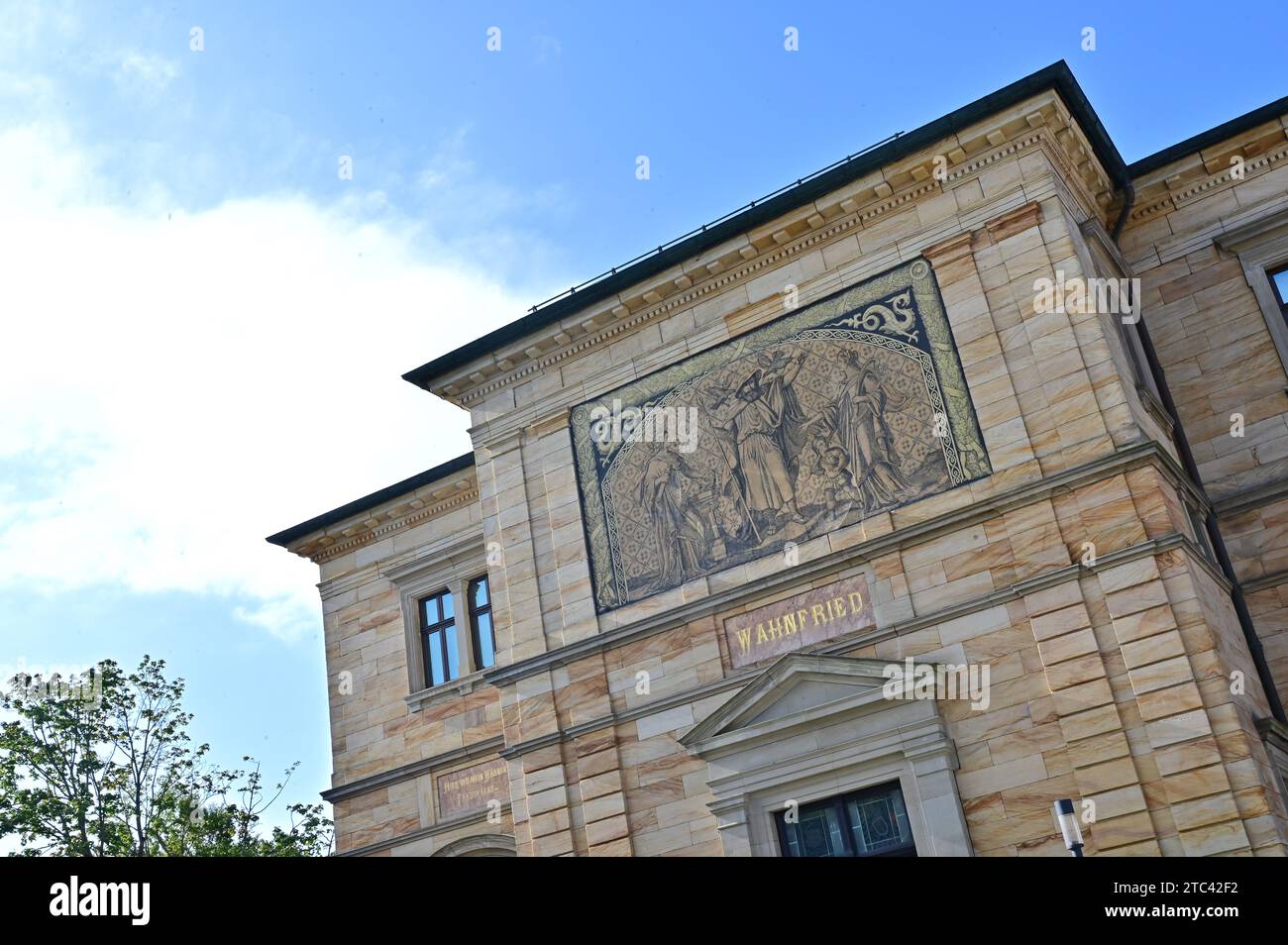 Richard Wagner's home, the Wahnfried House, in Bayreuth, Bavaria Stock ...
