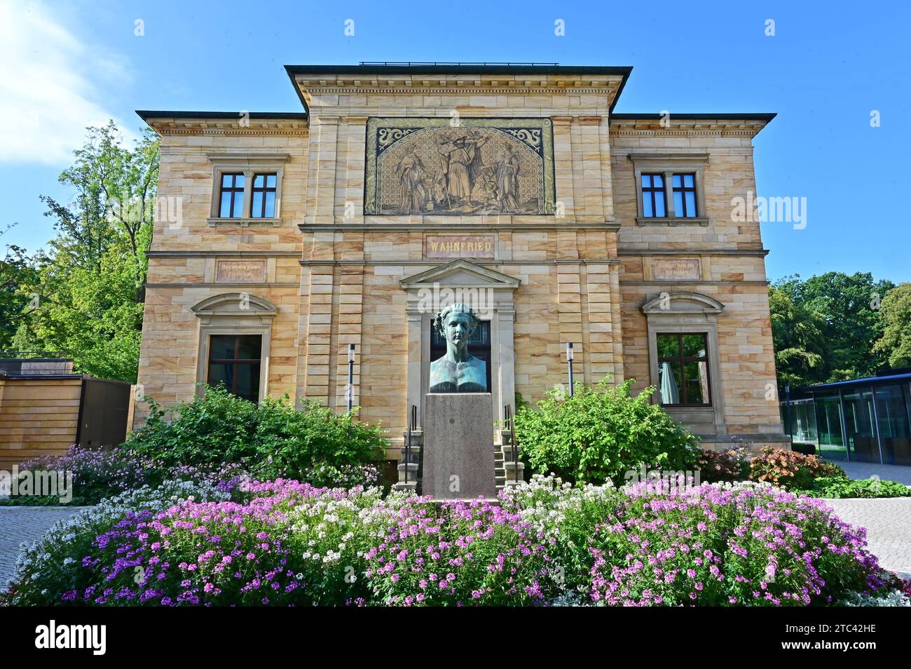 Richard Wagner's home, the Wahnfried House, in Bayreuth, Bavaria Stock ...