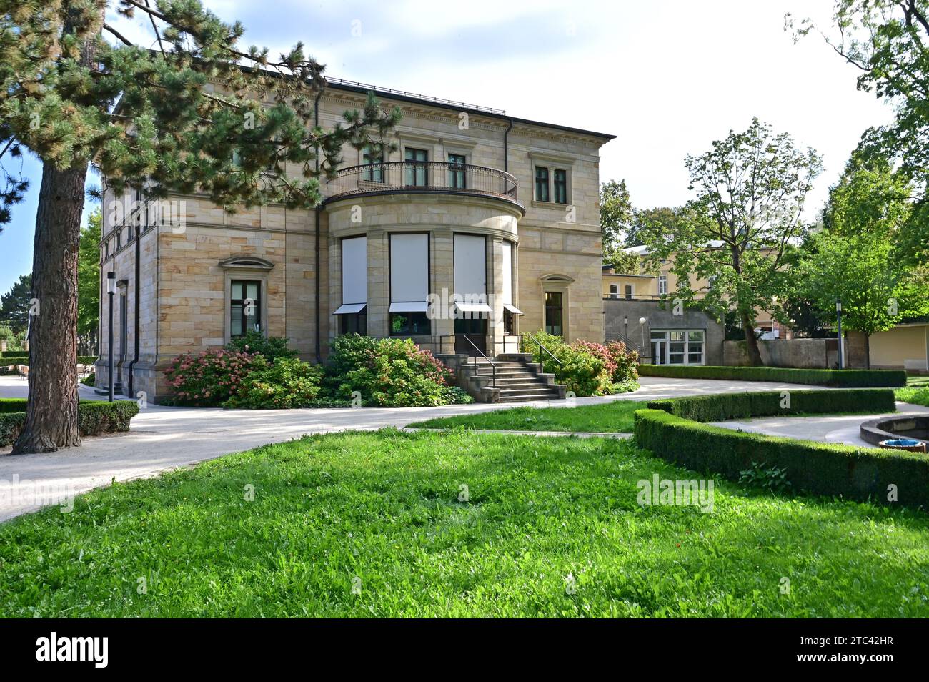 Richard Wagner's home, the Wahnfried House, in Bayreuth, Bavaria Stock ...