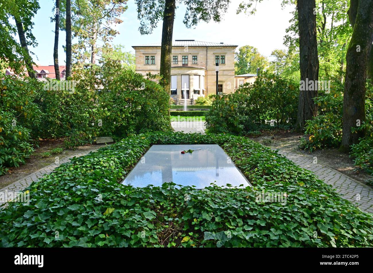 Richard Wagner's home, the Wahnfried House, in Bayreuth, Bavaria ...