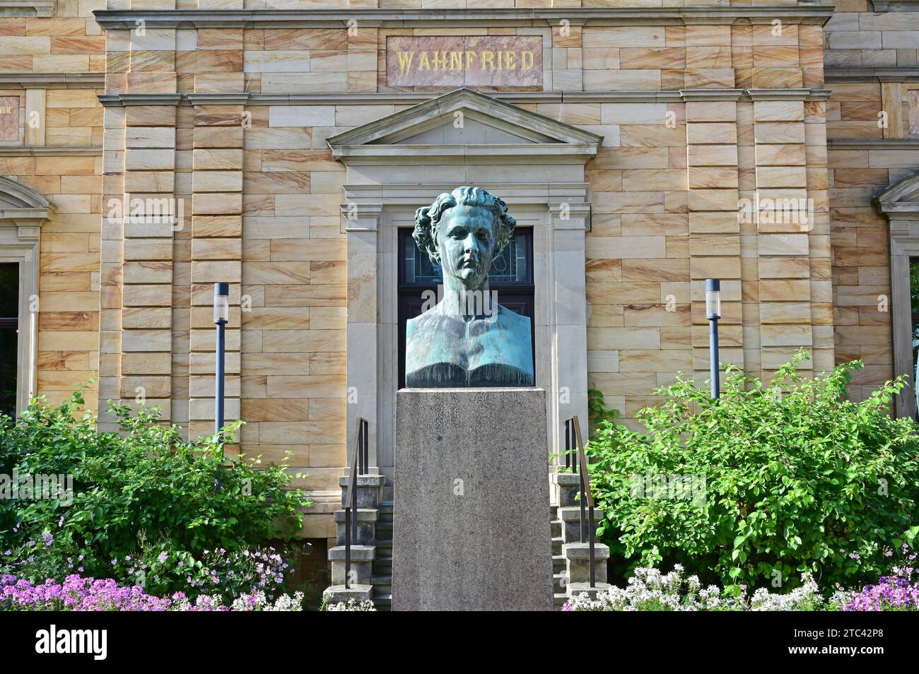 Richard Wagner's home, the Wahnfried House, in Bayreuth, Bavaria Stock ...
