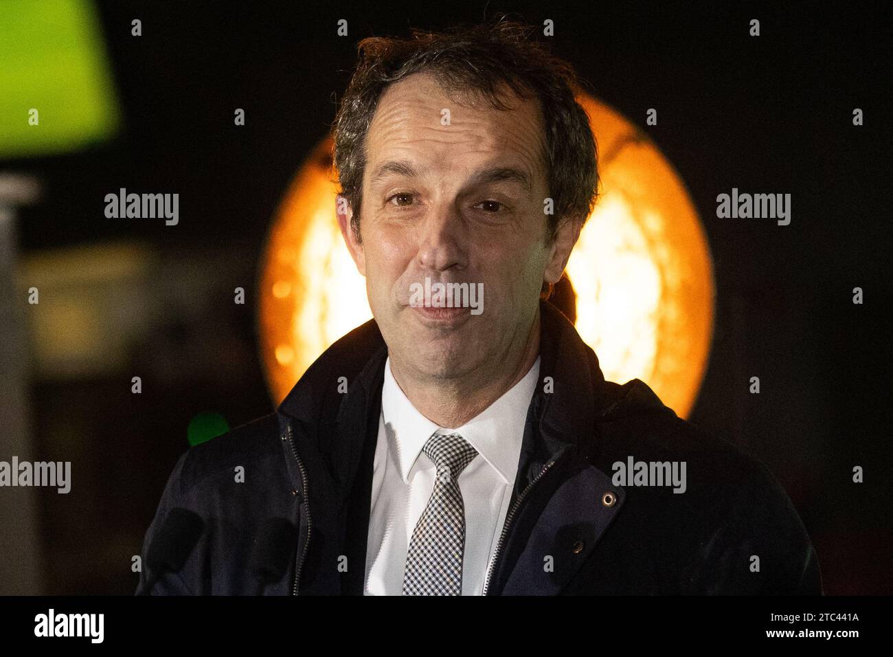 Paris, France. 10th Dec, 2023. SNCF Voyageurs Managing Director ...