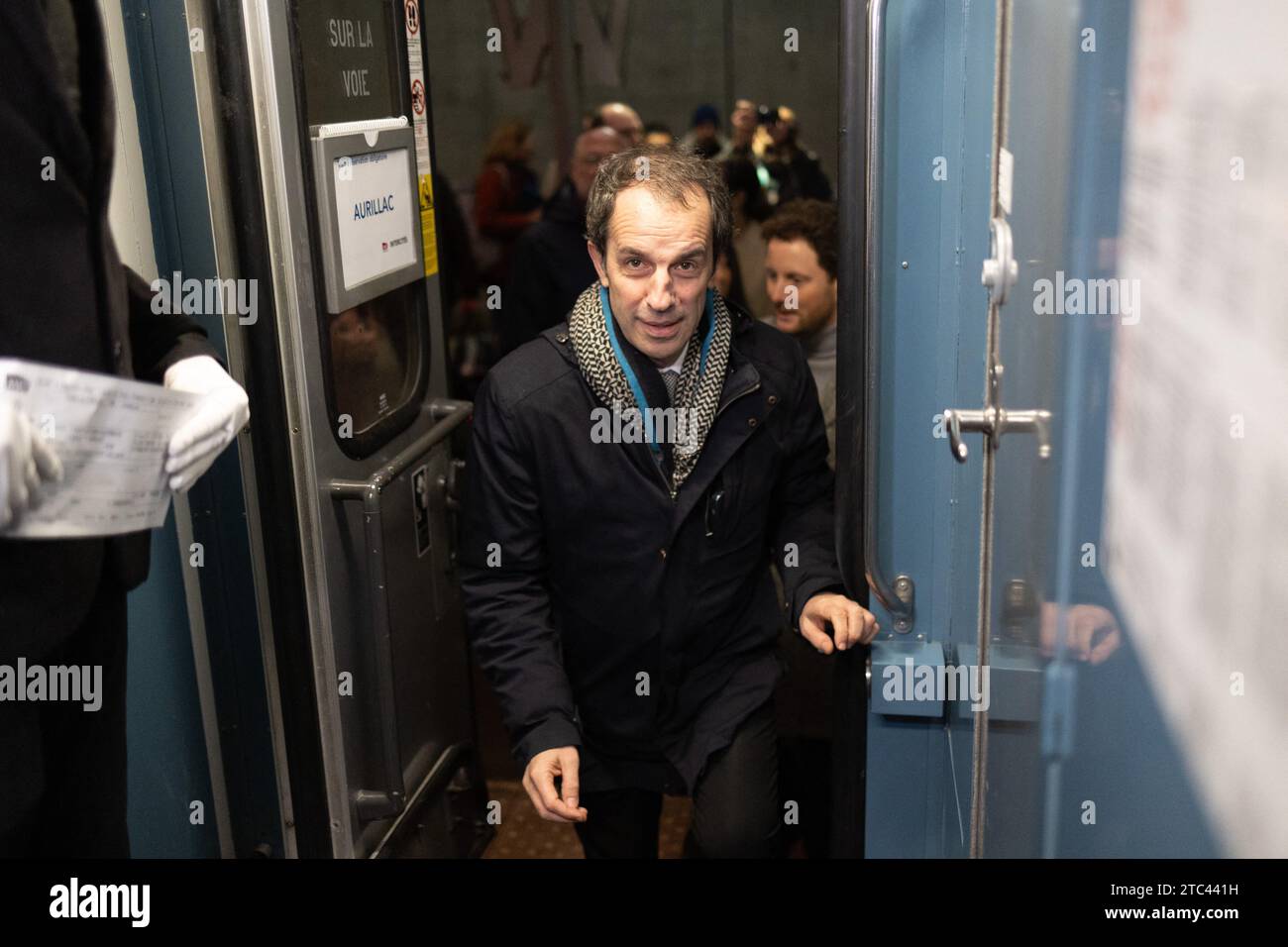 Paris, France. 10th Dec, 2023. SNCF Voyageurs Managing Director ...