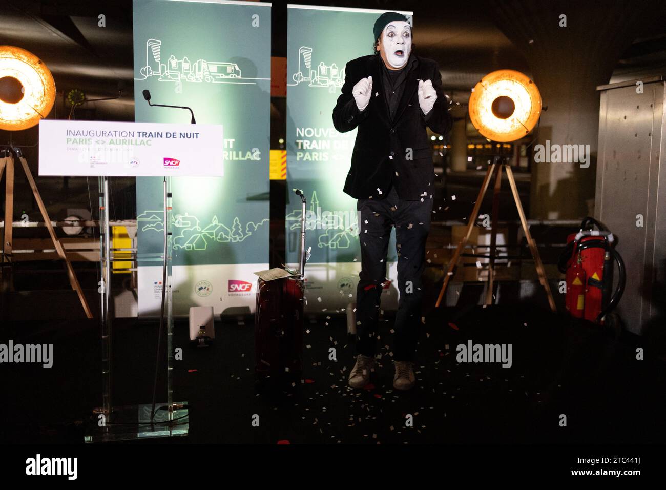 Paris, France. 10th Dec, 2023. Inauguration of the launch of the Paris ...