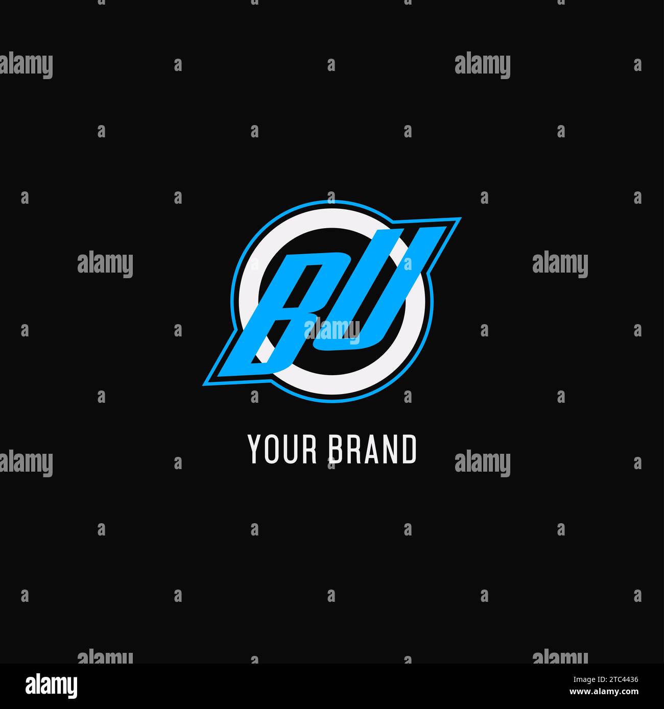 Bu clean logo Stock Vector Images - Alamy