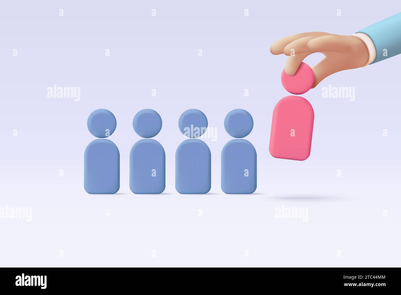 Leadership for successful new idea. Excellent business idea in holding ...