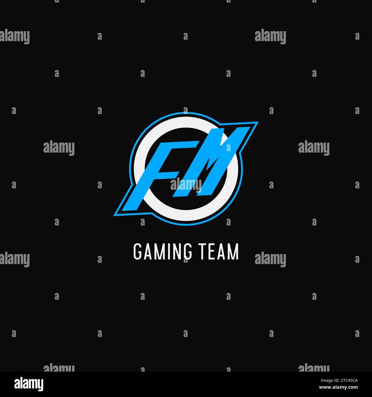 Fm gaming letters Stock Vector Images - Alamy