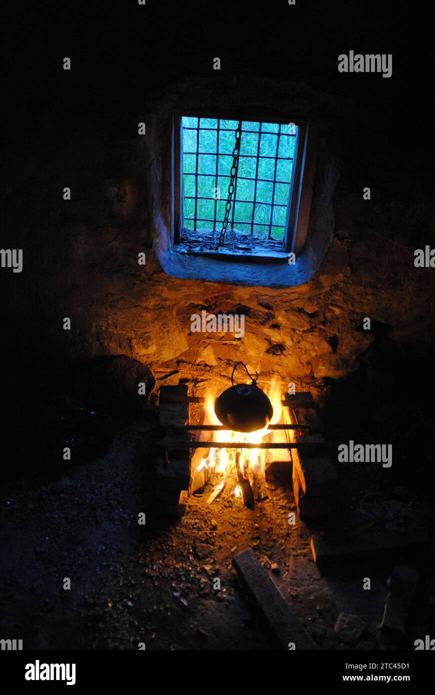 Night at abandoned military base above the Polar circle Stock Photo - Alamy