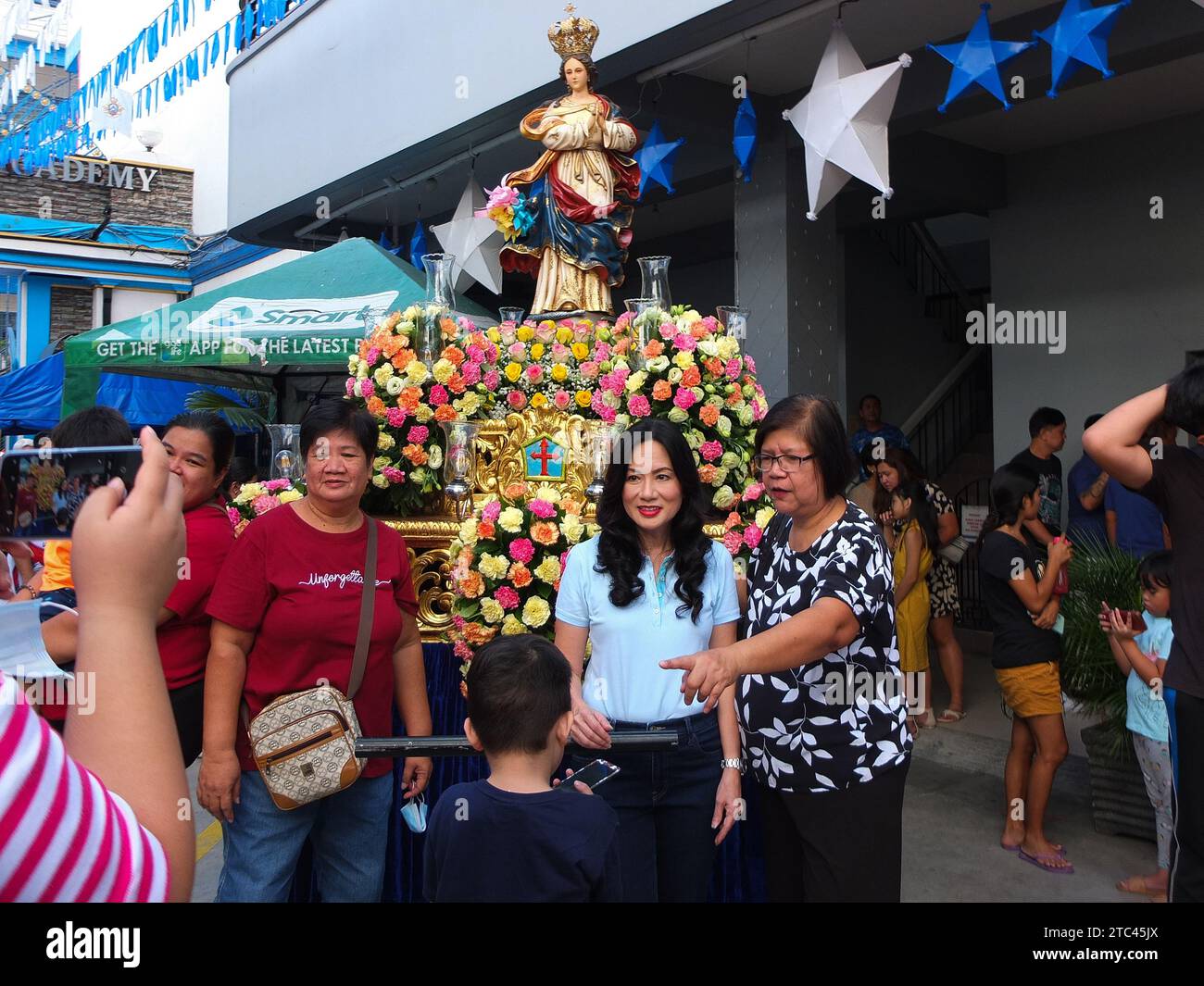 Malabon City, Philippines. 10th Dec, 2023. Malabon City Mayor Jeannie ...