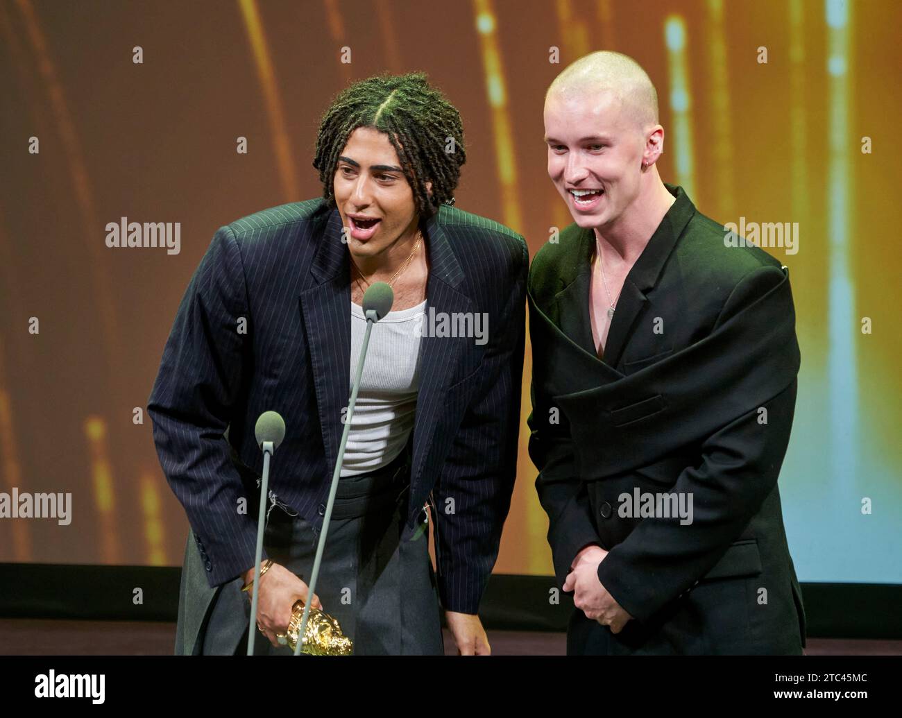 Josh Lavery & Daniel Gabriel (Zarif) (Lonesome) Septimius Awards 2023 Stock Photo - Alamy