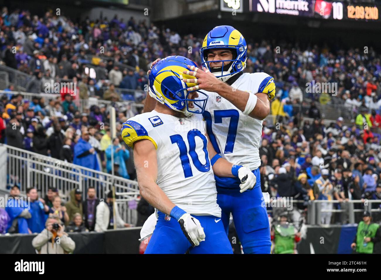 Baltimore, United States. 10th Dec, 2023. Los Angeles Rams wide ...