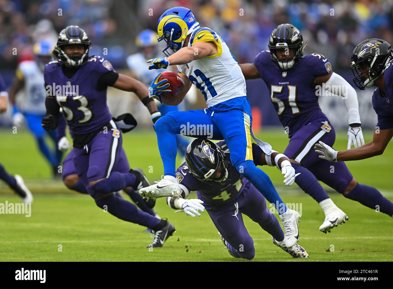 Baltimore, United States. 10th Dec, 2023. Los Angeles Rams wide ...