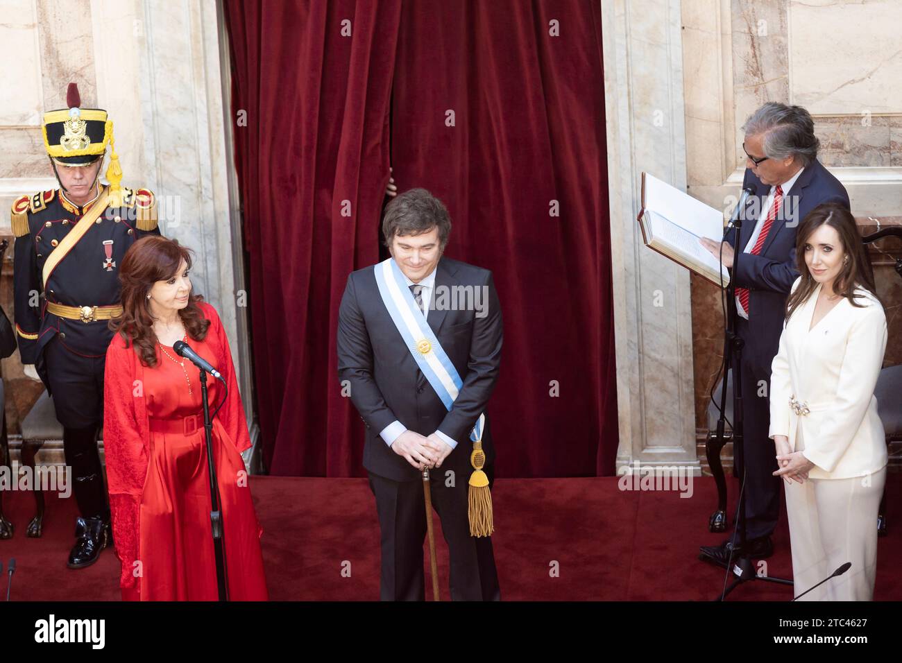 Buenos Aires, Argentina. 10th Dec, 2023. Javier Milei assumed as ...