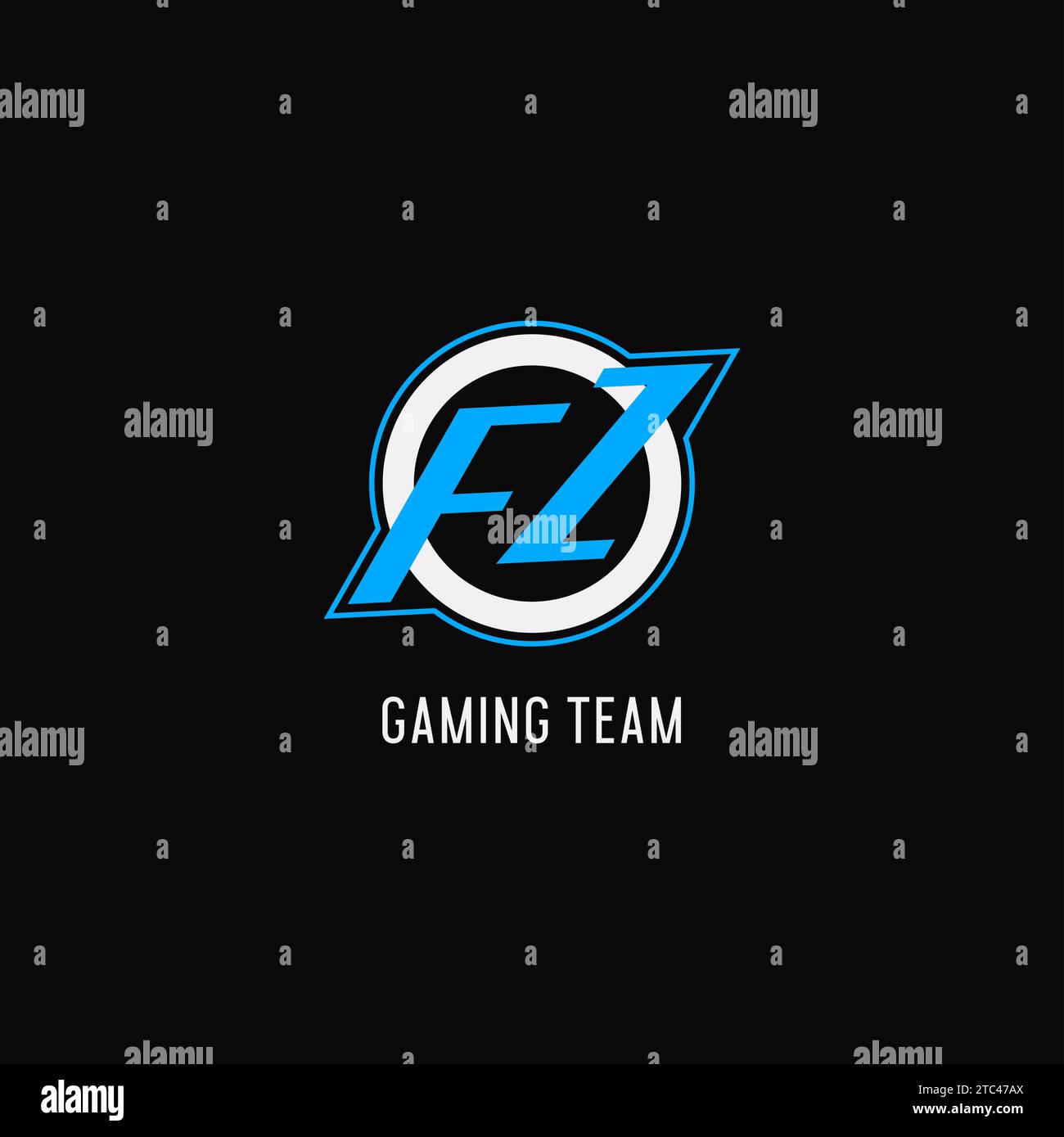 Fz gaming letters Stock Vector Images - Alamy