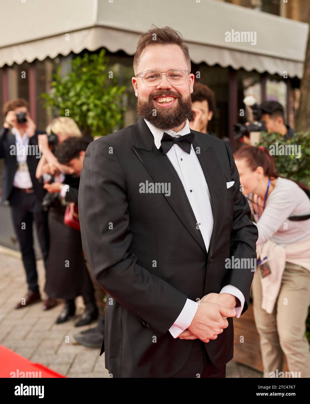 Matt Jaems - Septimius Awards Red Carpet 2023 Outside Stock Photo - Alamy