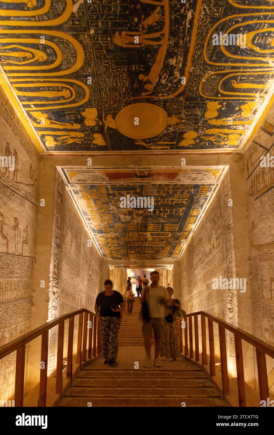 tomb of Kings Ramses V and VI (KV9), Valley of the Kings, Luxor, Egypt ...