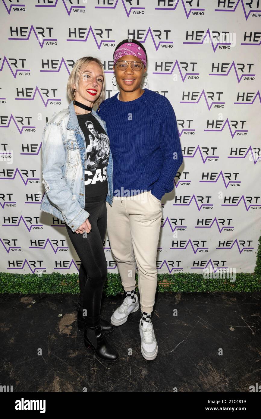 Los Angeles, USA. 09th Dec, 2023. Writer Mimi Blankson with Aimee ...