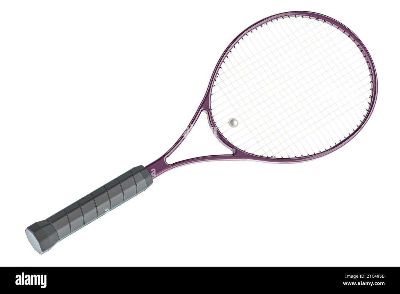 Tennis racket, 3D rendering isolated on white background Stock Photo ...
