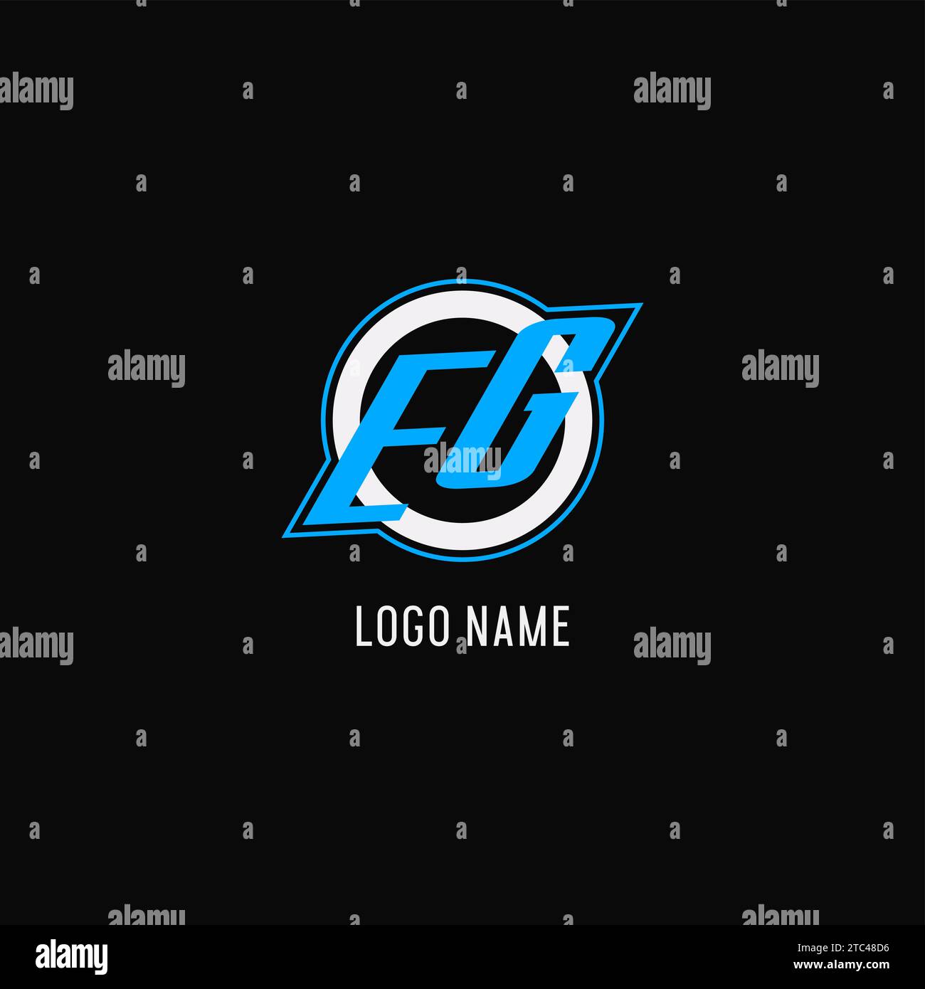 Eg gaming logo hi-res stock photography and images - Alamy