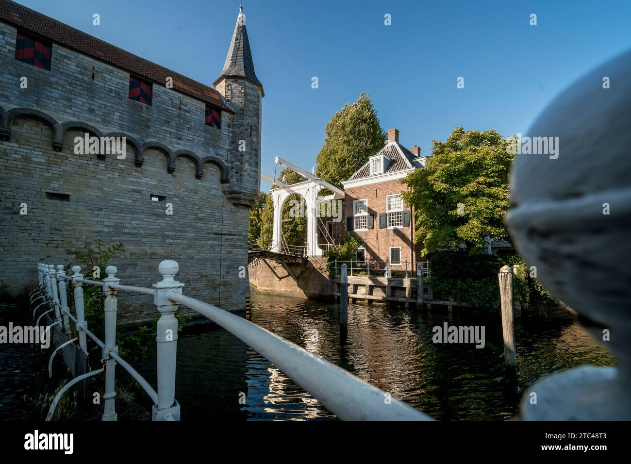 Medieval town Zierikzee in the province Zeeland in The Netherlands with ...