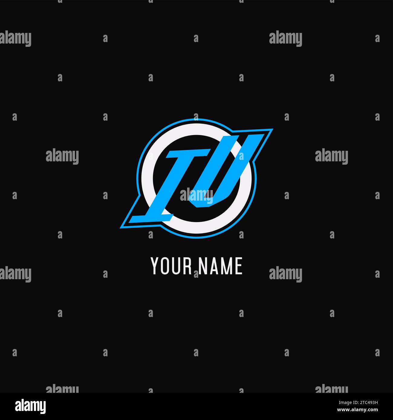 Initial iv Stock Vector Images - Alamy