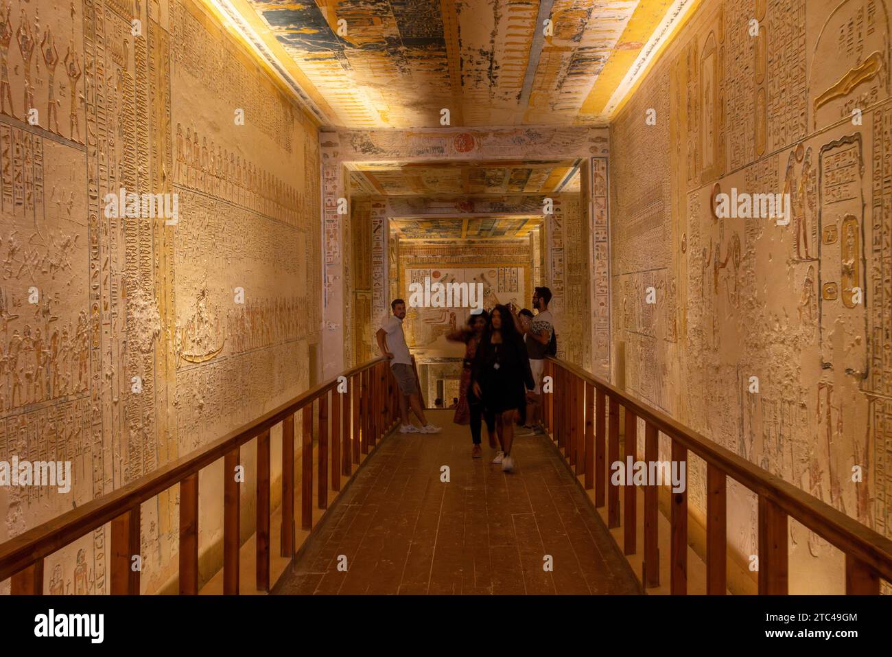 tomb of Kings Ramses V and VI (KV9), Valley of the Kings, Luxor, Egypt ...