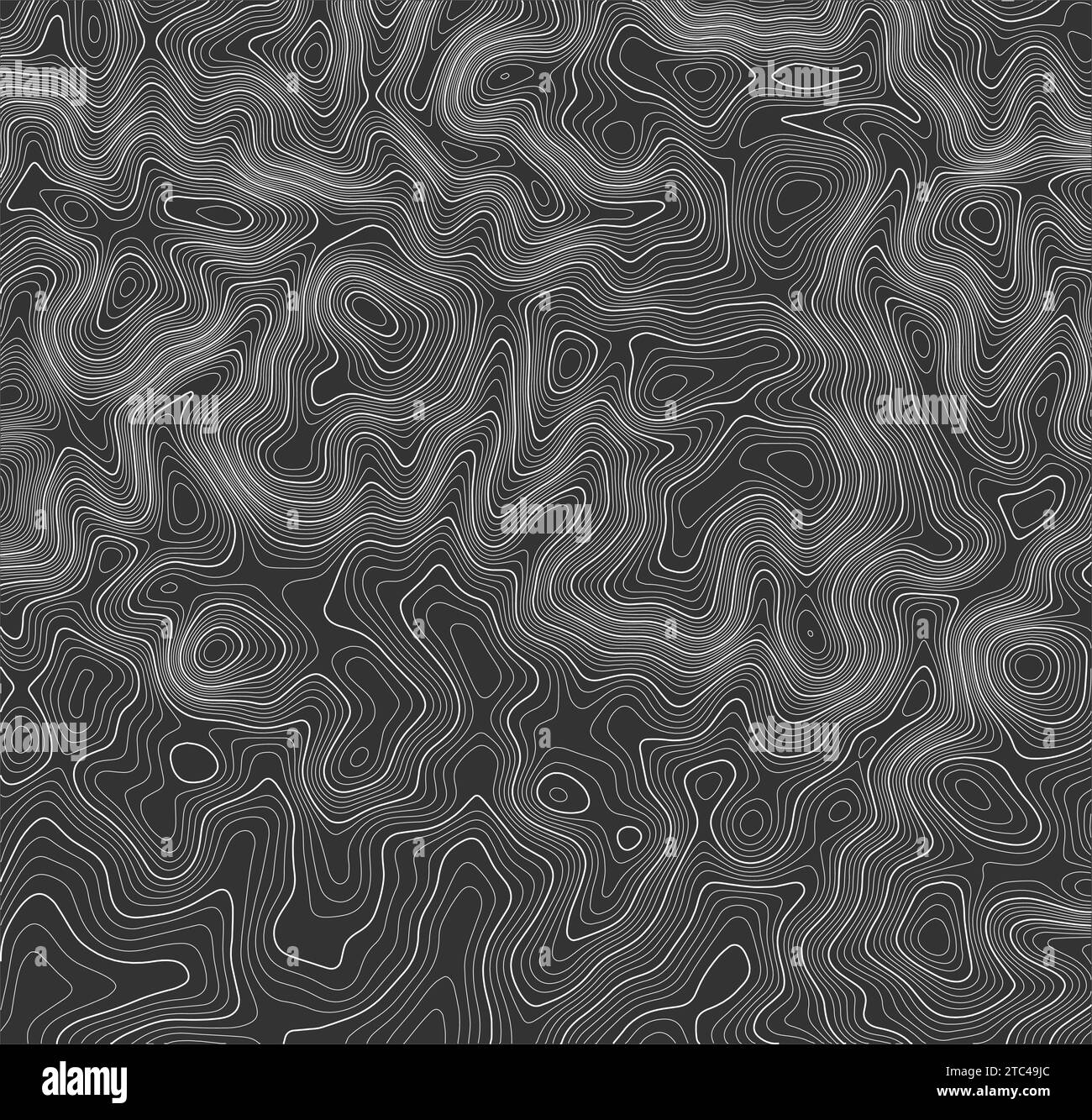 Grey contours vector topography. Mountain terrain geographic map ...