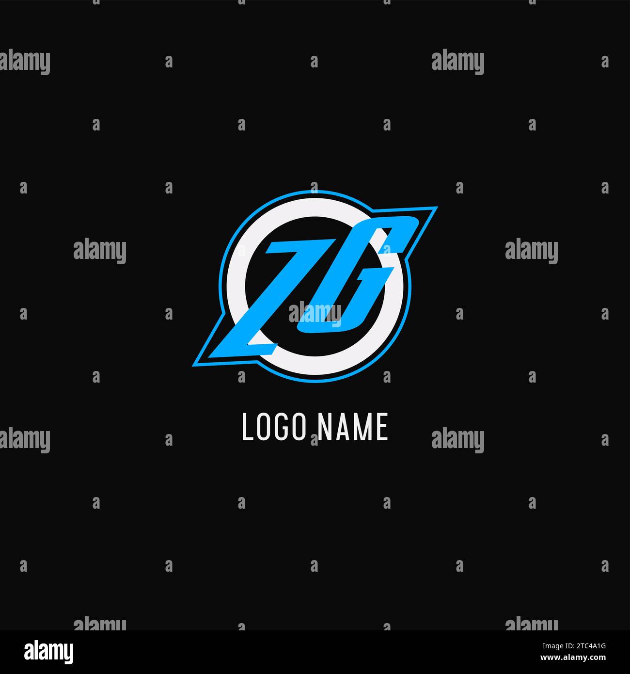 Initial zg logo Stock Vector Images - Alamy