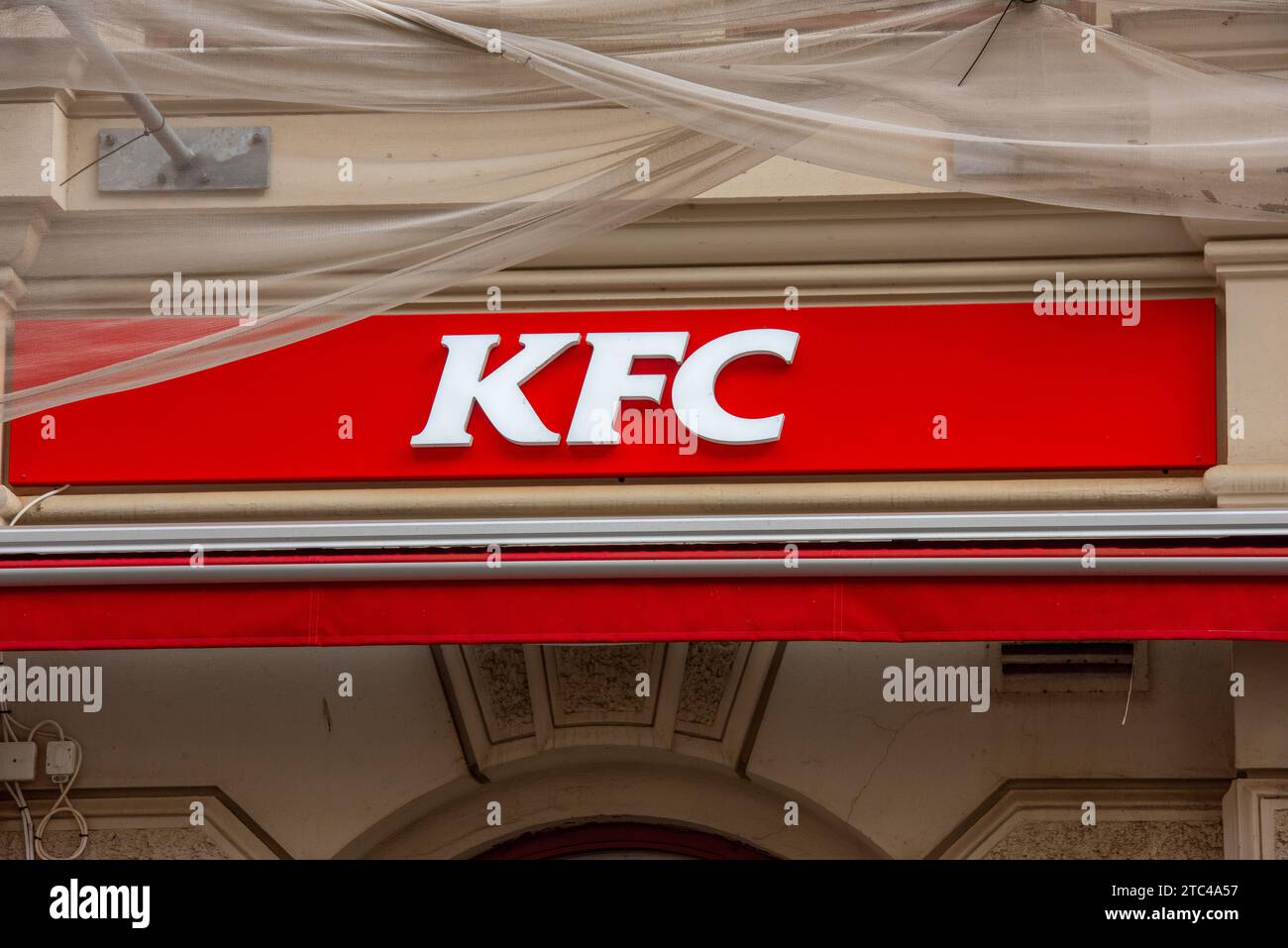 Gothenburg, Sweden - september 20 2019: Logo of KFC, Kentucky Fried ...