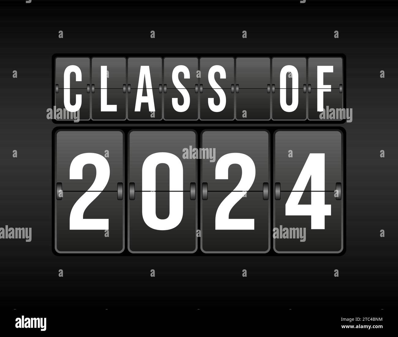 A board with the inscription class of 2024. Design for websites ...
