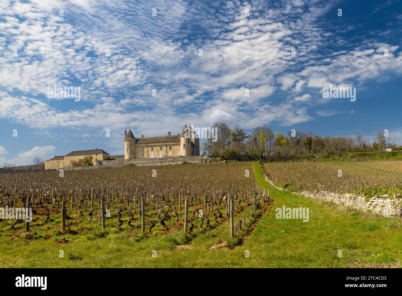 Chateau de Rully castle, Saone-et-Loire departement, Burgundy, France ...
