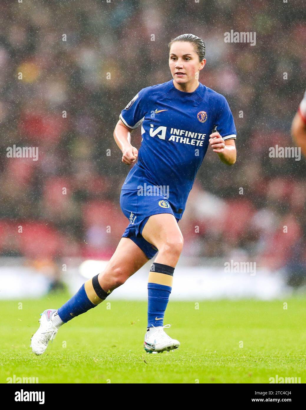 London, UK. 10th Dec, 2023.Chelsea's Jessie Fleming In action during ...