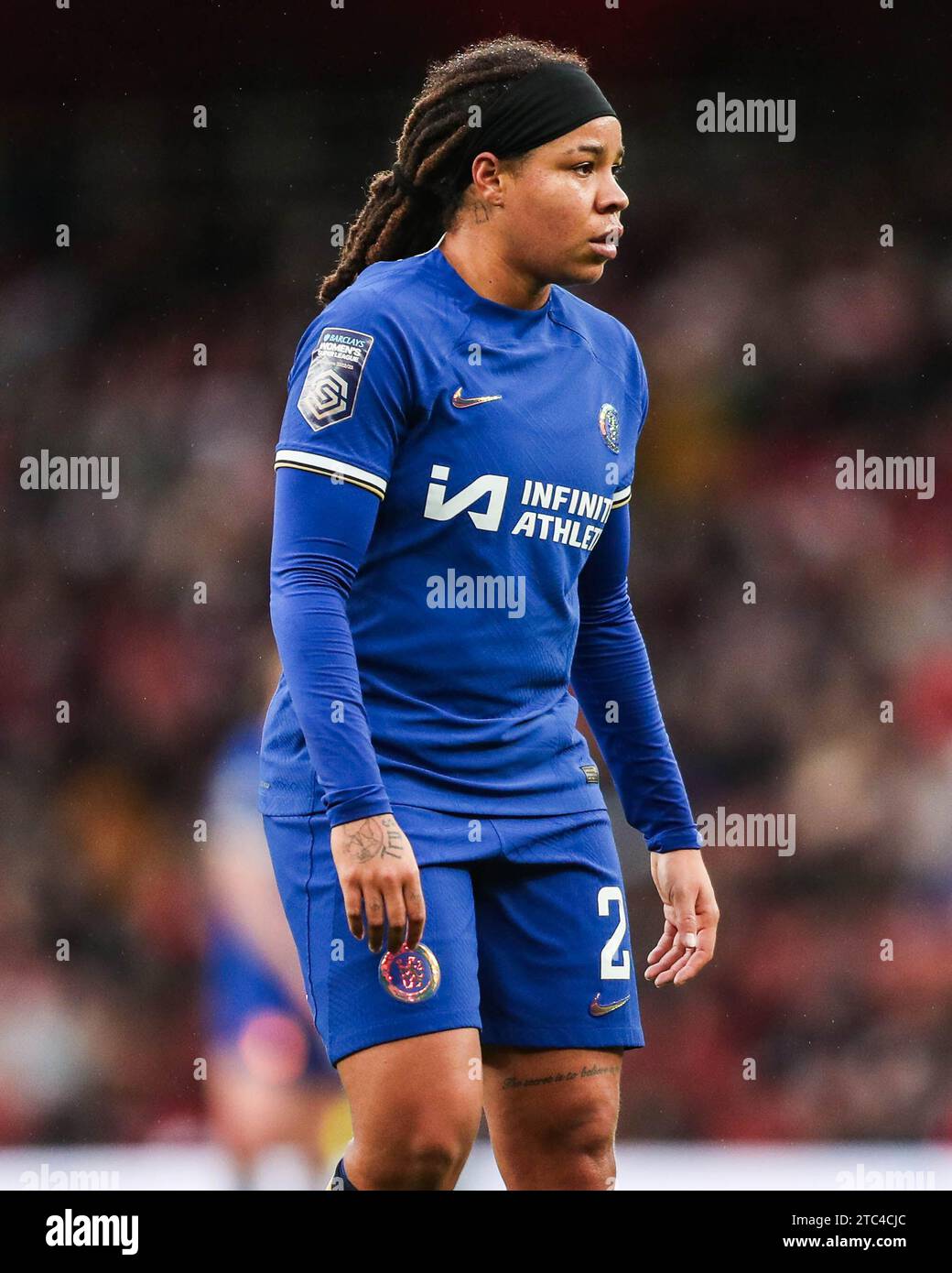 London, UK. 10th Dec, 2023.Chelsea's Mia Fishel In action during the ...