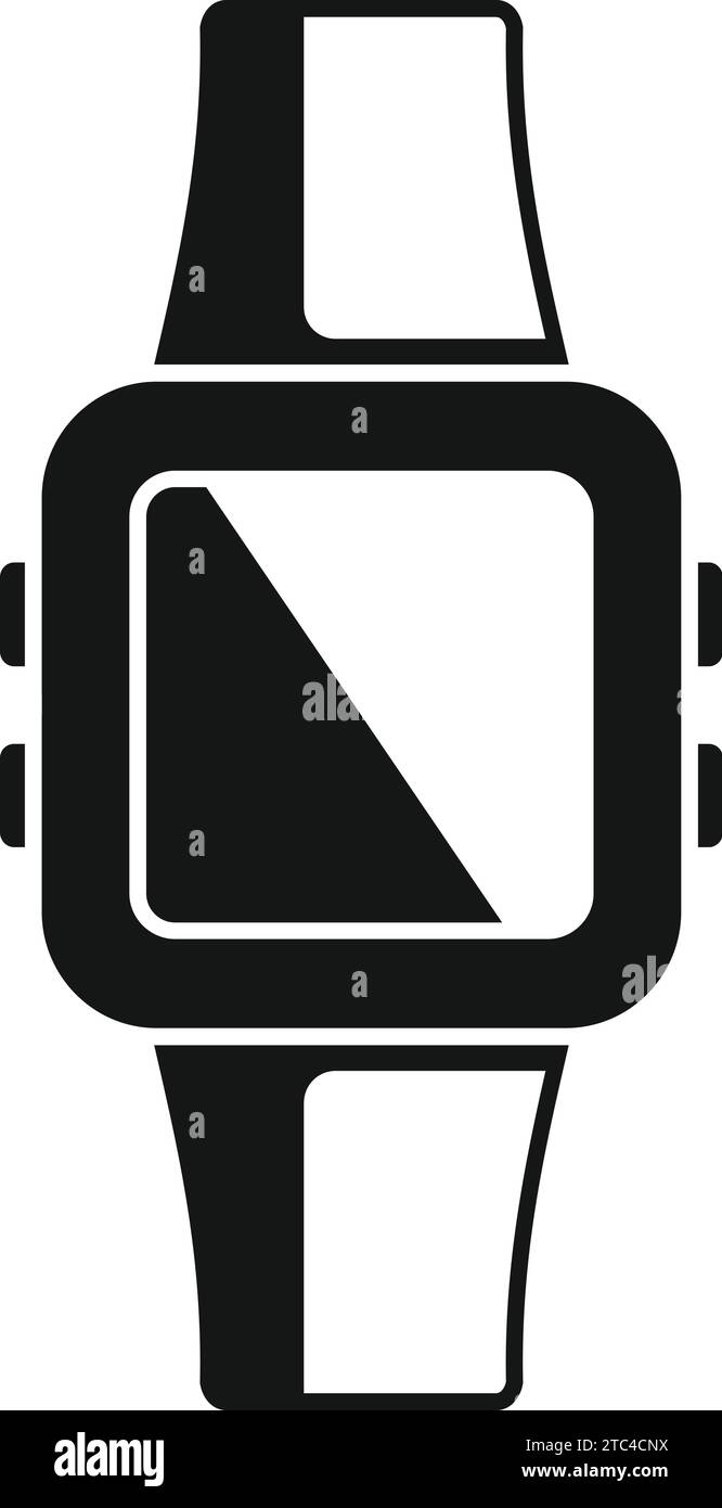 Fitbit icon vector Black and White Stock Photos & Images - Alamy
