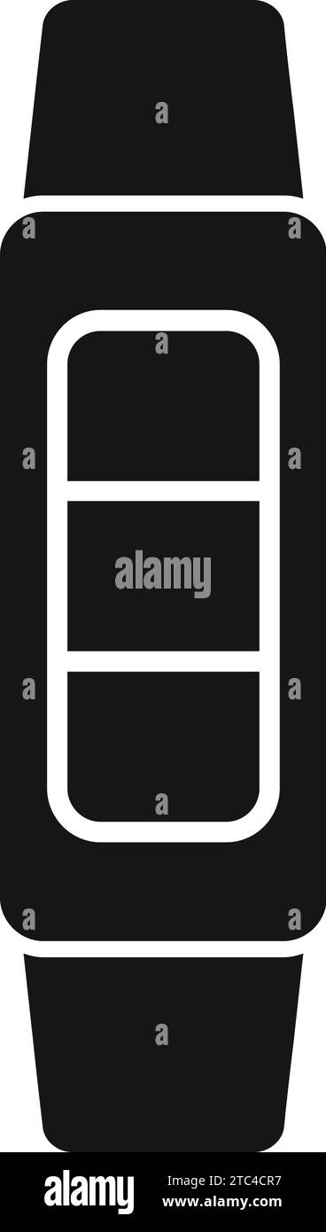 Fitbit icon vector Black and White Stock Photos & Images - Alamy