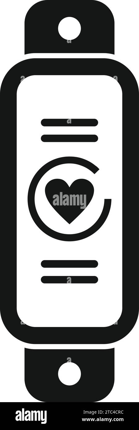 Fitbit icon vector Black and White Stock Photos & Images - Alamy