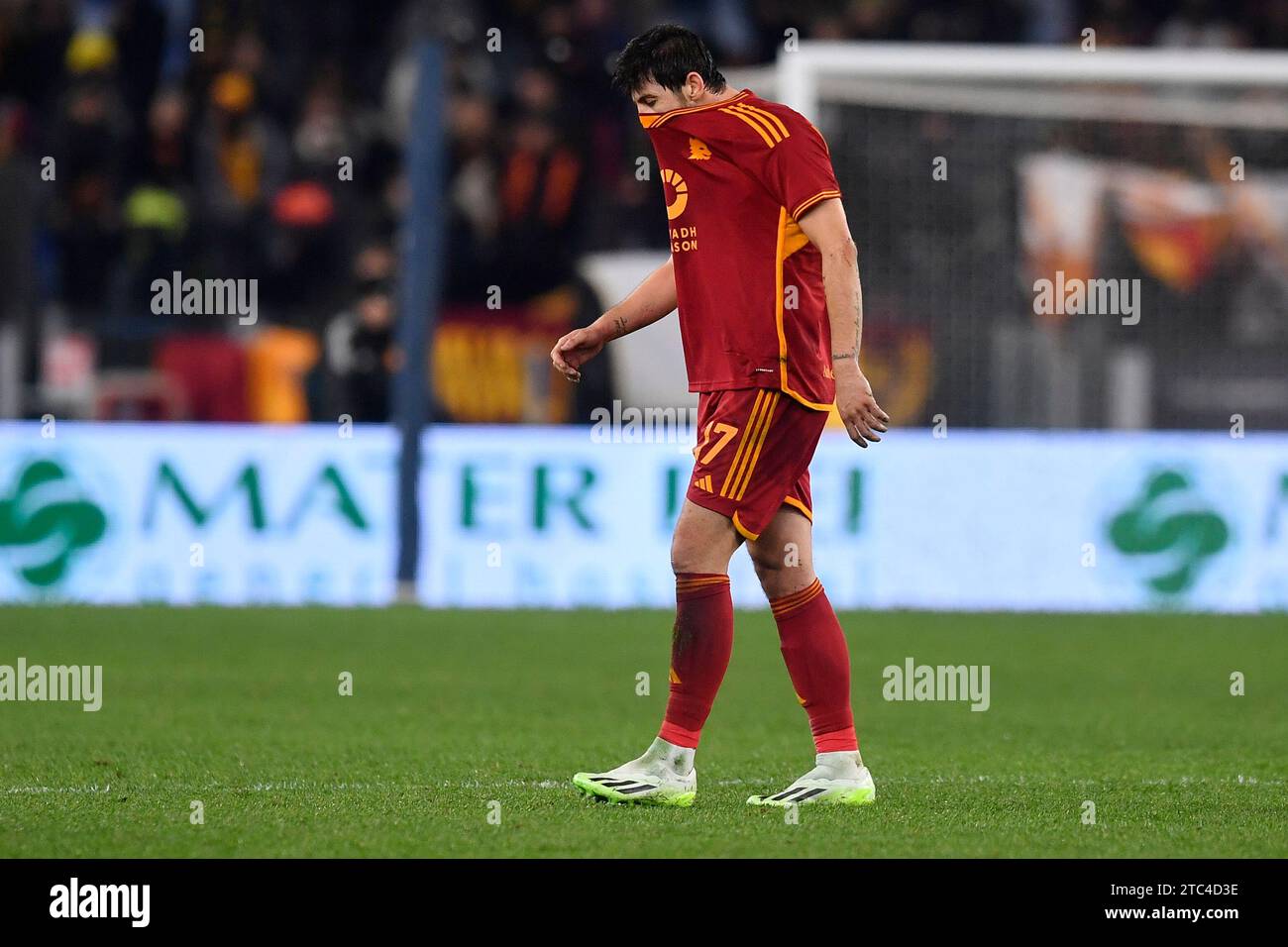 Rome, Italy. 10th Dec, 2023. Injury of Sardar Azmoun of AS Roma during ...