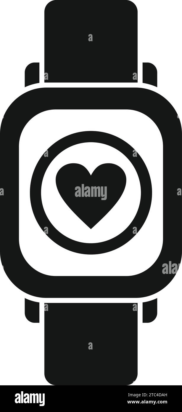 Fitbit icon vector Black and White Stock Photos & Images - Alamy