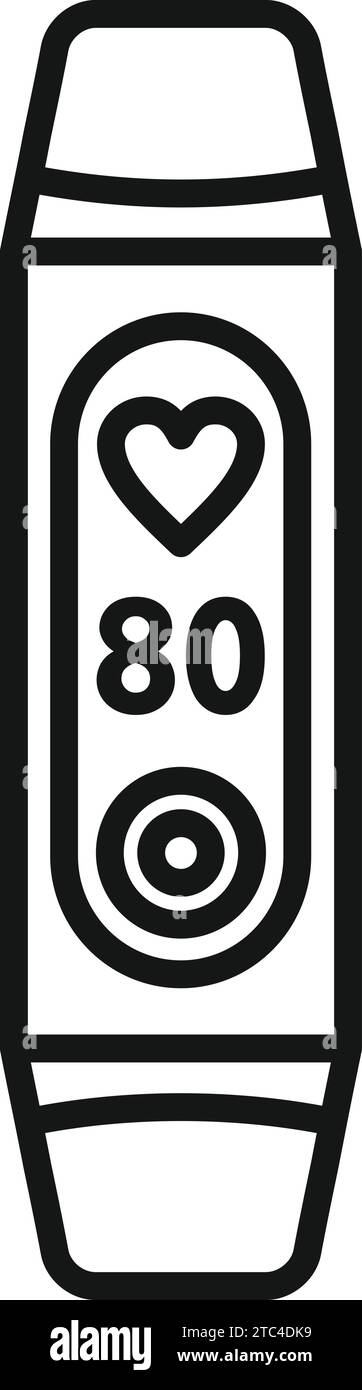 Fitbit icon vector Black and White Stock Photos & Images - Alamy
