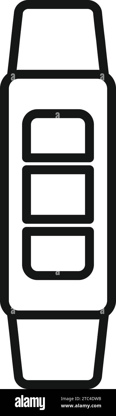 Fitbit icon vector Black and White Stock Photos & Images - Alamy